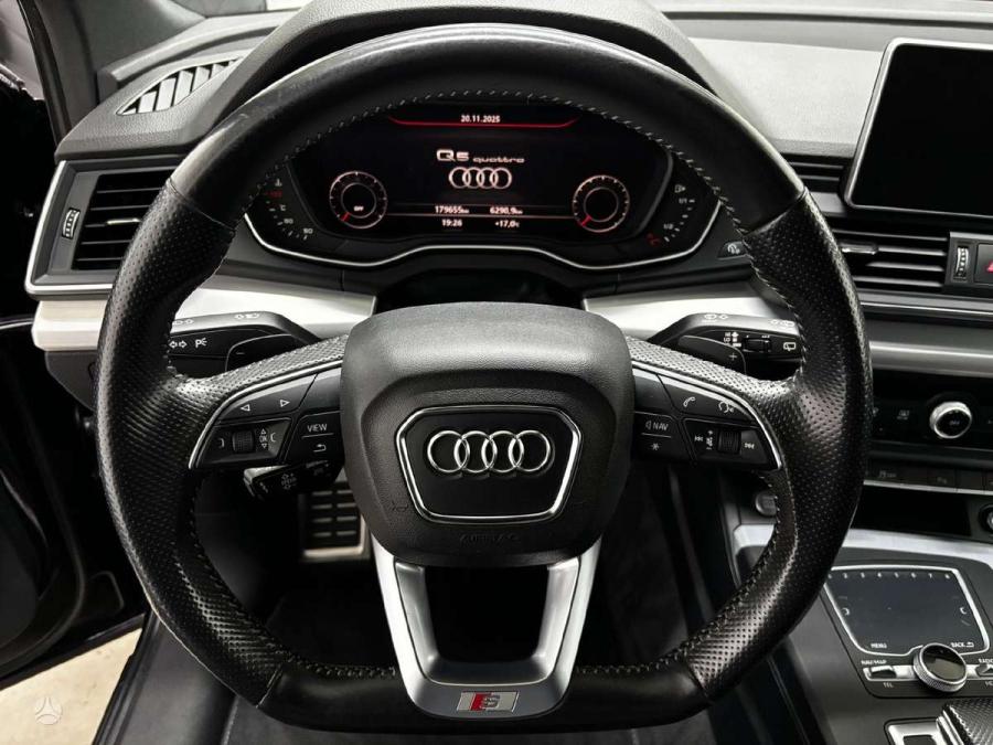 Melns Audi Q5 2017 Utena, ar dzinēja tilpumu 1.97 L un nobraukumu 179 tūkst. km par 23600 €, foto 27 vietnē AUTOMOTO.COM.LV