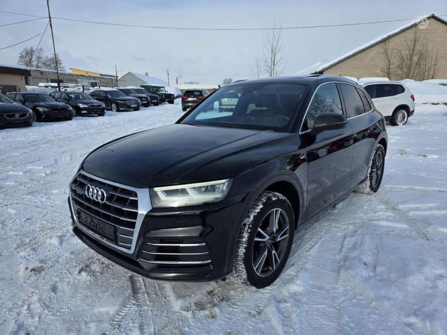 Melns Audi Q5 2017 Telšiai, ar dzinēja tilpumu 1.98 L un nobraukumu 219 tūkst. km par 19500 €, foto 1 vietnē AUTOMOTO.COM.LV