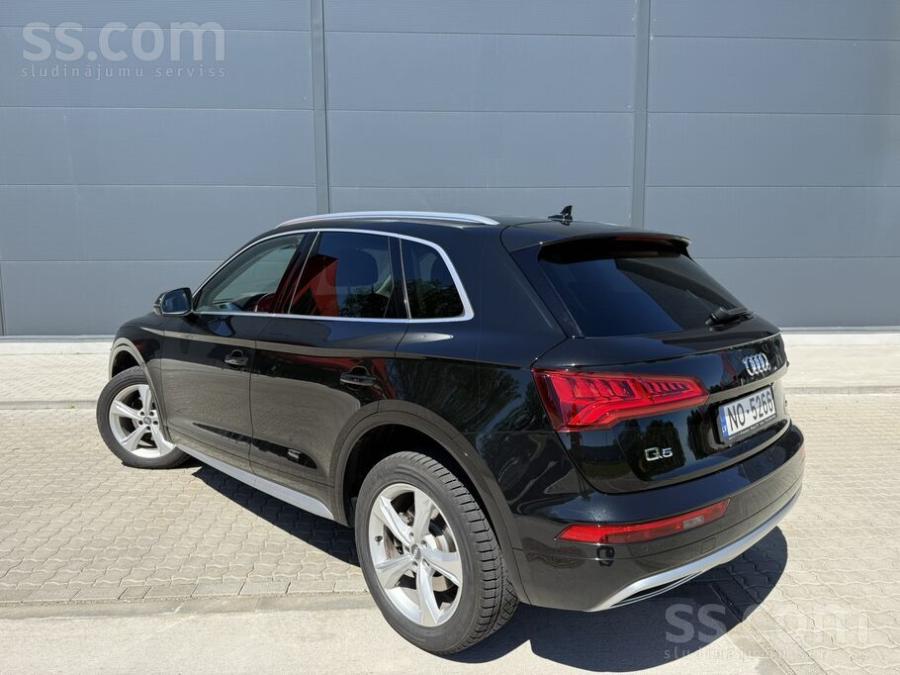 Black Audi Q5 2017 in Riga, with an engine capacity of 2.00 L and mileage of 116 thousand km for 21900 €, photo 5 on AUTOMOTO.COM.LV