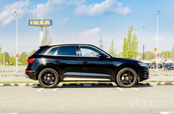 Black Audi Q5 2017 in Riga, with an engine capacity of 2.00 L and mileage of 255 thousand km for 16990 €, photo 8 on AUTOMOTO.COM.LV