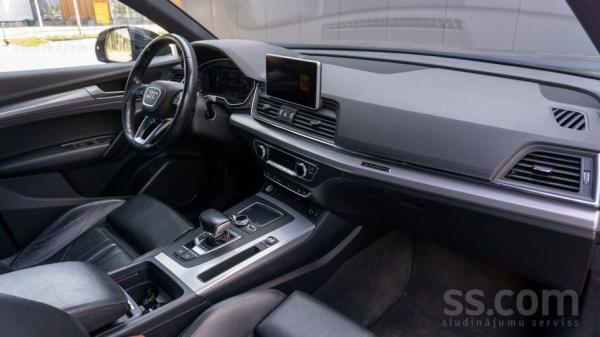 Black Audi Q5 2017 in Riga, with an engine capacity of 2.00 L and mileage of 255 thousand km for 16990 €, photo 10 on AUTOMOTO.COM.LV