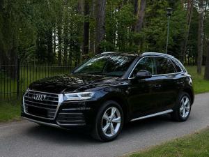Black Audi Q5 2017 in Vilnius, with an engine capacity of 1.97 L and mileage of 293 thousand km for 17700 €, photo 3 on AUTOMOTO.COM.LV