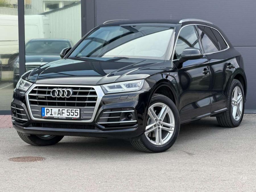 Black Audi Q5 2017 in Jonava, with an engine capacity of 1.97 L and mileage of 270 thousand km for 19990 €, photo 3 on AUTOMOTO.COM.LV
