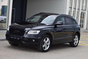 Melns Audi Q5 2017 Viļņa, ar dzinēja tilpumu 1.97 L un nobraukumu 313 tūkst. km par 13950 €, foto  vietnē AUTOMOTO.COM.LV
