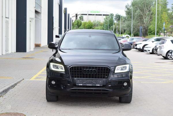 Black Audi Q5 2017 in Vilnius, with an engine capacity of 1.97 L and mileage of 313 thousand km for 13950 €, photo 2 on AUTOMOTO.COM.LV