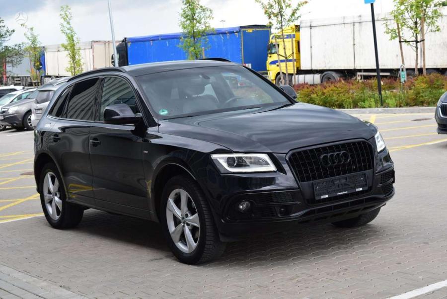 Melns Audi Q5 2017 Viļņa, ar dzinēja tilpumu 1.97 L un nobraukumu 313 tūkst. km par 13950 €, foto 4 vietnē AUTOMOTO.COM.LV