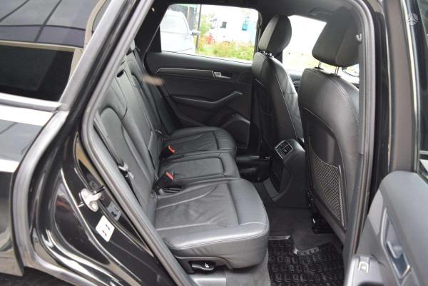 Black Audi Q5 2017 in Vilnius, with an engine capacity of 1.97 L and mileage of 313 thousand km for 13950 €, photo 10 on AUTOMOTO.COM.LV