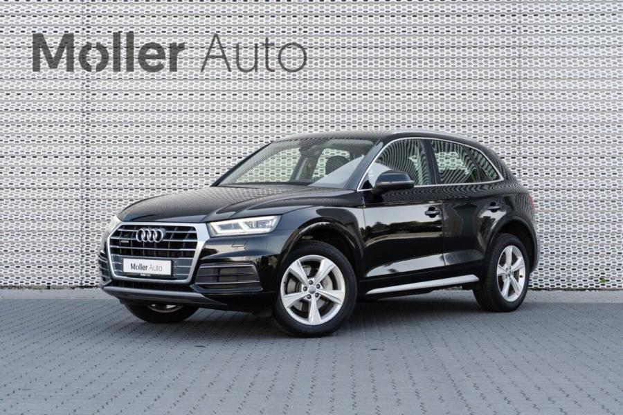 Black Audi Q5 2017 in Marupe, with an engine capacity of 2.00 L and mileage of 222 thousand km for 17950 €, photo 1 on AUTOMOTO.COM.LV