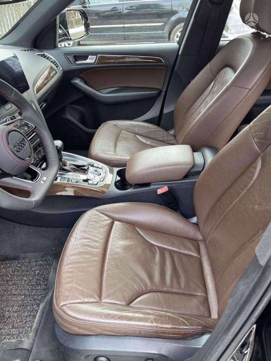 Black Audi Q5 2017 in Klaipeda, with an engine capacity of 1.98 L and mileage of 132 thousand km for 17000 €, photo 15 on AUTOMOTO.COM.LV