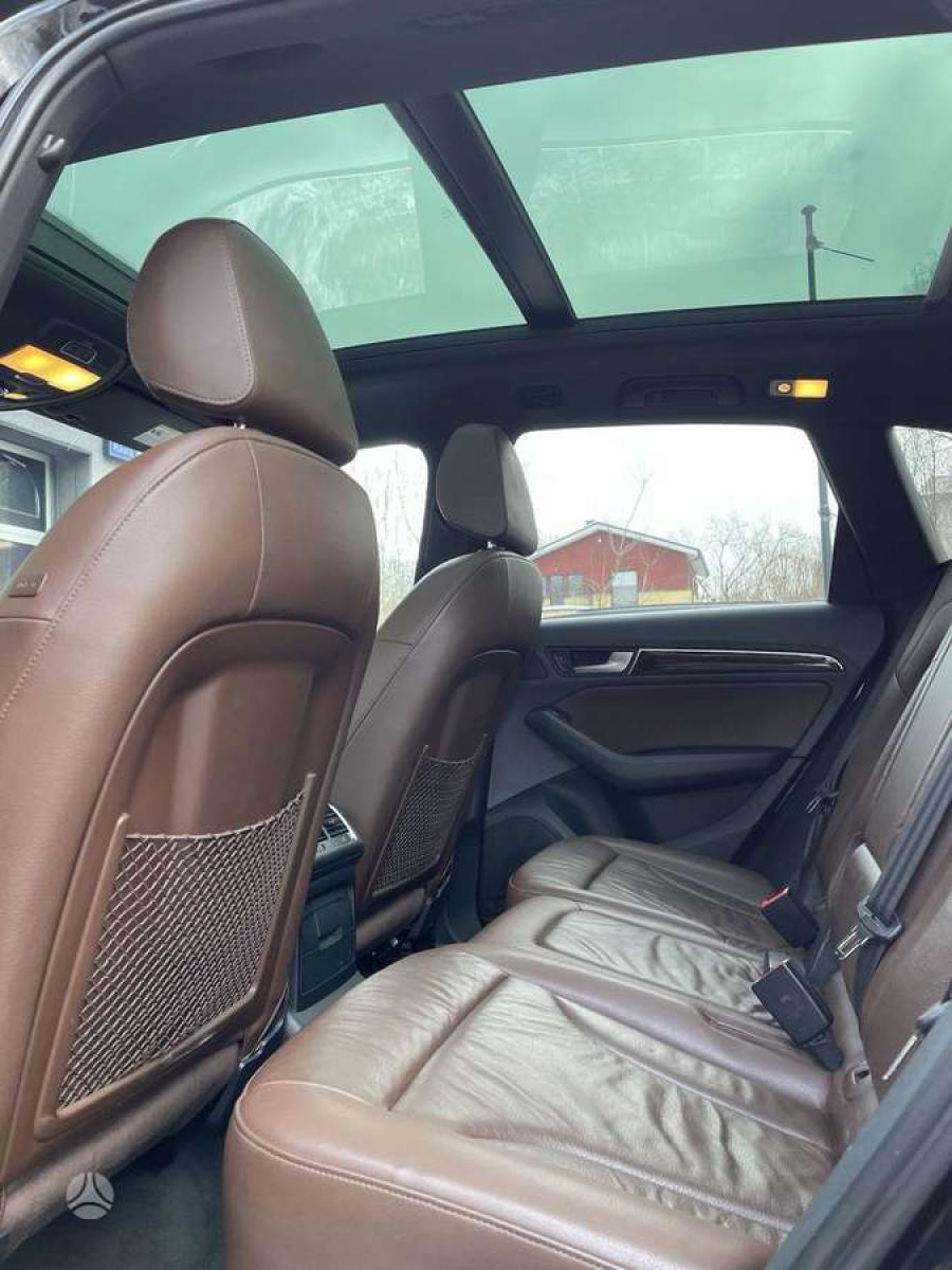 Black Audi Q5 2017 in Klaipeda, with an engine capacity of 1.98 L and mileage of 132 thousand km for 17000 €, photo 17 on AUTOMOTO.COM.LV