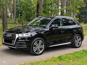 Melns Audi Q5 2017 Viļņa, ar dzinēja tilpumu 2.00 L un nobraukumu 241 tūkst. km par 18900 €, foto  vietnē AUTOMOTO.COM.LV
