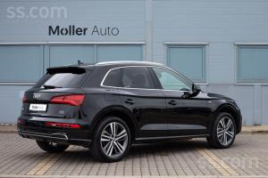 Black Audi Q5 2018 in Ventspils, with an engine capacity of 2.00 L and mileage of 317 thousand km for 18850 €, photo 5 on AUTOMOTO.COM.LV