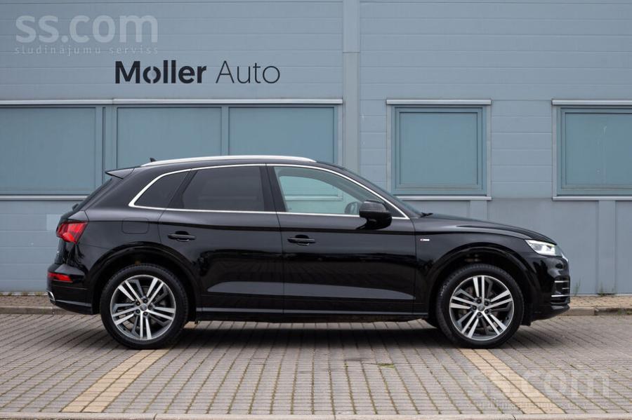 Black Audi Q5 2018 in Ventspils, with an engine capacity of 2.00 L and mileage of 317 thousand km for 18850 €, photo 6 on AUTOMOTO.COM.LV