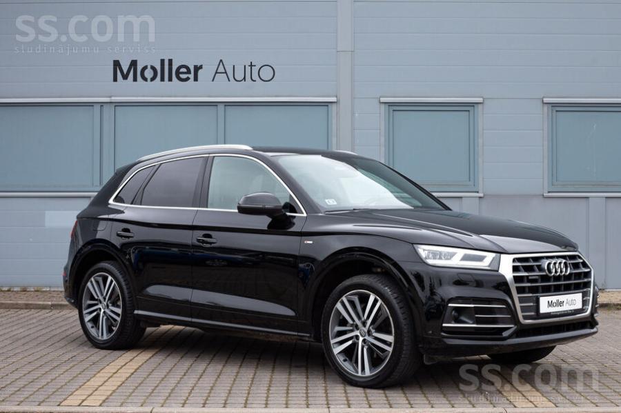 Black Audi Q5 2018 in Ventspils, with an engine capacity of 2.00 L and mileage of 317 thousand km for 18850 €, photo 7 on AUTOMOTO.COM.LV