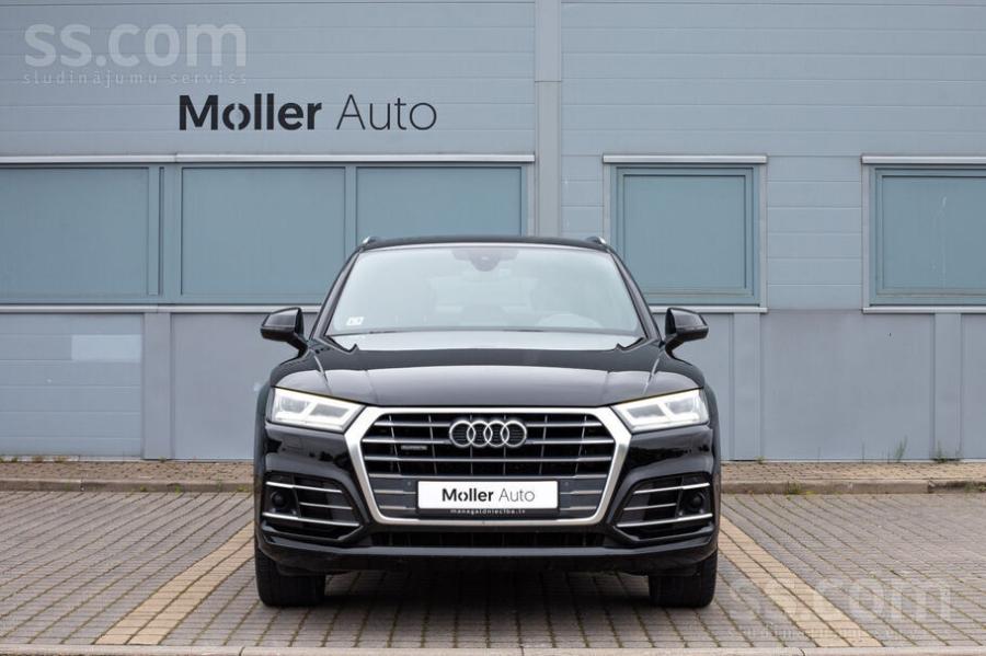 Black Audi Q5 2018 in Ventspils, with an engine capacity of 2.00 L and mileage of 317 thousand km for 18850 €, photo 8 on AUTOMOTO.COM.LV