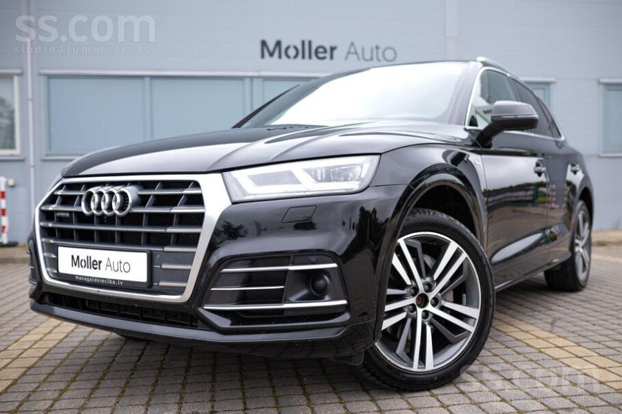 Black Audi Q5 2018 in Ventspils, with an engine capacity of 2.00 L and mileage of 317 thousand km for 18850 €, photo 9 on AUTOMOTO.COM.LV