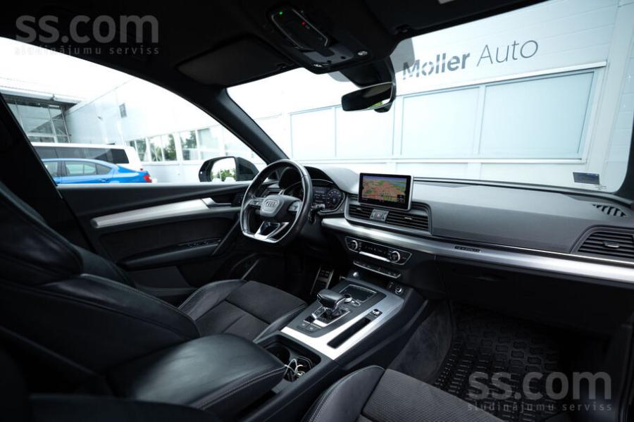 Black Audi Q5 2018 in Ventspils, with an engine capacity of 2.00 L and mileage of 317 thousand km for 18850 €, photo 17 on AUTOMOTO.COM.LV