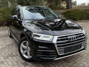 Black Audi Q5 2018 in Prienai, with an engine capacity of 2.00 L and mileage of 217 thousand km for 18950 €, photo 6 on AUTOMOTO.COM.LV
