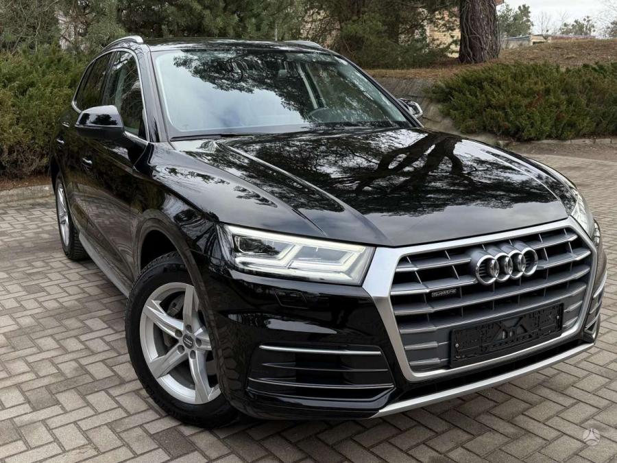 Black Audi Q5 2018 in Prienai, with an engine capacity of 2.00 L and mileage of 217 thousand km for 18950 €, photo 6 on AUTOMOTO.COM.LV