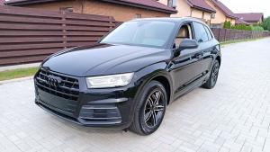 Black Audi Q5 2018 in Klaipeda, with an engine capacity of 2.00 L and mileage of 79 thousand km for 18800 €, photo  on AUTOMOTO.COM.LV
