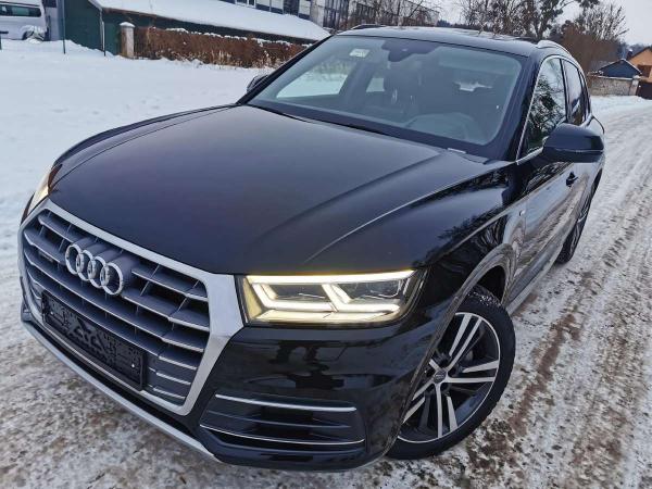 Black Audi Q5 2018 in Birstonas, with an engine capacity of 2.00 L and mileage of 173 thousand km for 24999 €, photo 1 on AUTOMOTO.COM.LV