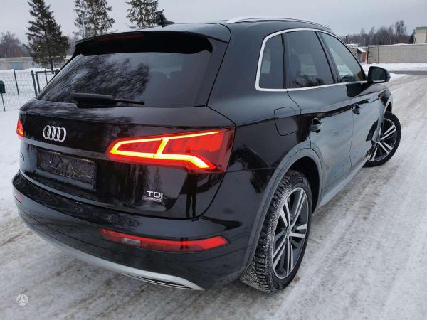 Black Audi Q5 2018 in Birstonas, with an engine capacity of 2.00 L and mileage of 173 thousand km for 24999 €, photo 4 on AUTOMOTO.COM.LV