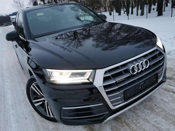 Black Audi Q5 2018 in Birstonas, with an engine capacity of 2.00 L and mileage of 173 thousand km for 24999 €, photo 5 on AUTOMOTO.COM.LV