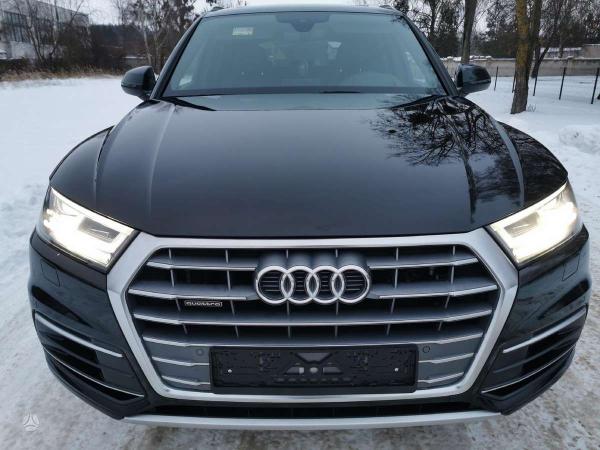 Black Audi Q5 2018 in Birstonas, with an engine capacity of 2.00 L and mileage of 173 thousand km for 24999 €, photo 7 on AUTOMOTO.COM.LV