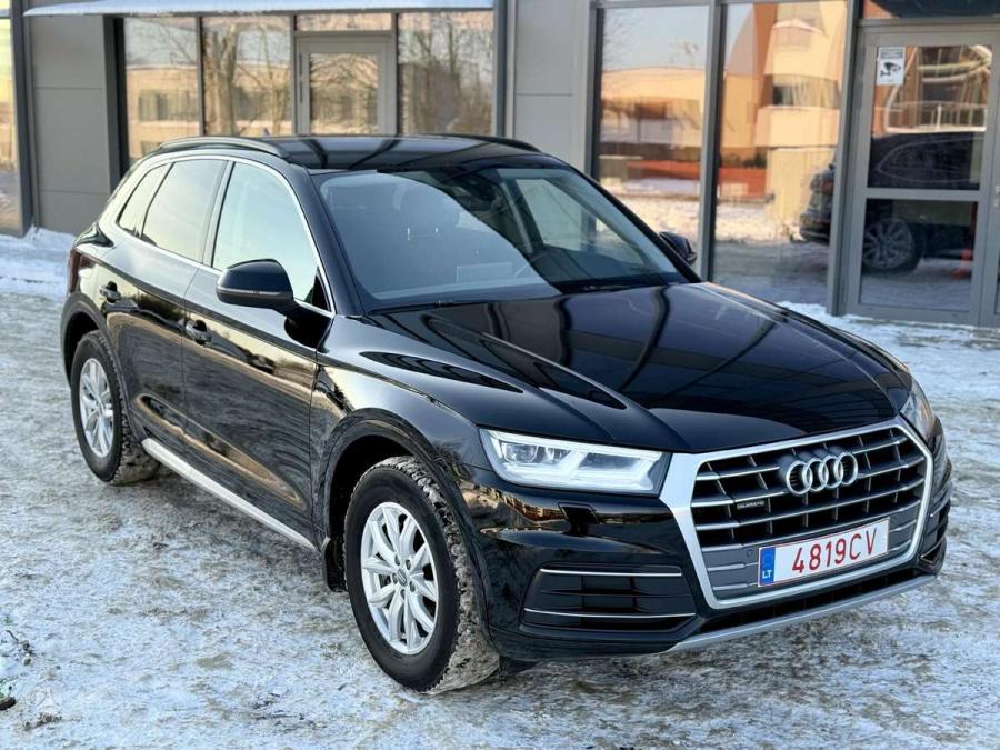 Melns Audi Q5 2018 Viļņa, ar dzinēja tilpumu 2.00 L un nobraukumu 290 tūkst. km par 15500 €, foto 1 vietnē AUTOMOTO.COM.LV