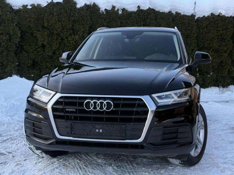Black Audi Q5 2018 in Jonava, with an engine capacity of 1.97 L and mileage of 169 thousand km for 20650 €, photo 2 on AUTOMOTO.COM.LV