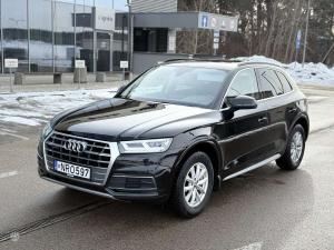 Melns Audi Q5 2018 Viļņa, ar dzinēja tilpumu 2.00 L un nobraukumu 280 tūkst. km par 17900 €, foto  vietnē AUTOMOTO.COM.LV