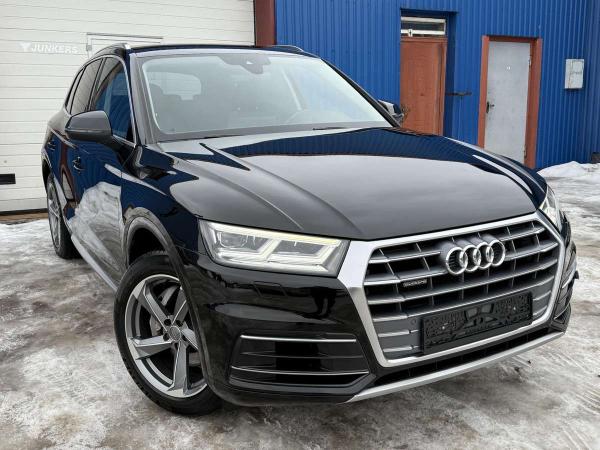 Black Audi Q5 2018 in Prienai, with an engine capacity of 2.00 L and mileage of 194 thousand km for 21750 €, photo 1 on AUTOMOTO.COM.LV