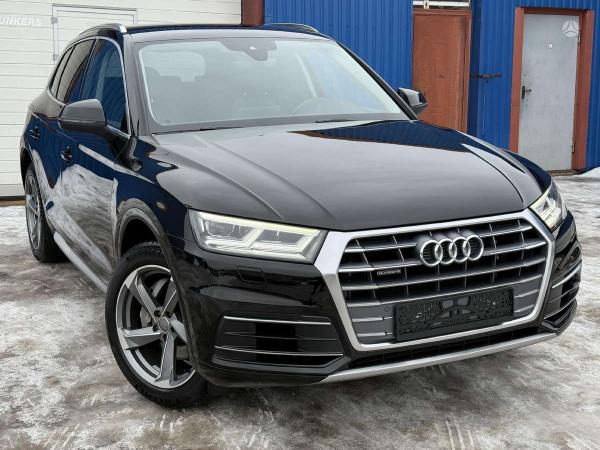Black Audi Q5 2018 in Prienai, with an engine capacity of 2.00 L and mileage of 194 thousand km for 21750 €, photo 2 on AUTOMOTO.COM.LV