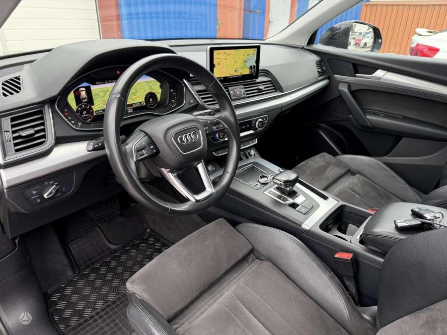 Melns Audi Q5 2018 Prienai, ar dzinēja tilpumu 2.00 L un nobraukumu 194 tūkst. km par 21750 €, foto 17 vietnē AUTOMOTO.COM.LV