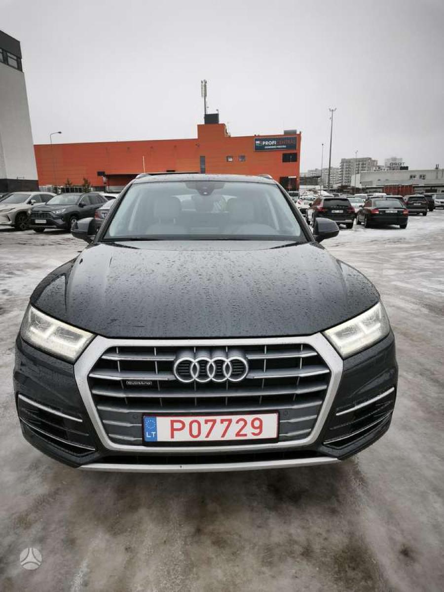 Melns Audi Q5 2018 Viļņa, ar dzinēja tilpumu 1.98 L un nobraukumu 101 tūkst. km par 22900 €, foto 2 vietnē AUTOMOTO.COM.LV