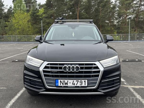 Black Audi Q5 2018 in Riga, with an engine capacity of 2.00 L and mileage of 65 thousand km for 24900 €, photo 3 on AUTOMOTO.COM.LV