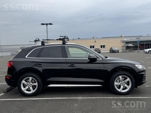 Black Audi Q5 2018 in Riga, with an engine capacity of 2.00 L and mileage of 65 thousand km for 24900 €, photo 5 on AUTOMOTO.COM.LV