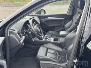 Black Audi Q5 2018 in Riga, with an engine capacity of 2.00 L and mileage of 65 thousand km for 24900 €, photo 8 on AUTOMOTO.COM.LV