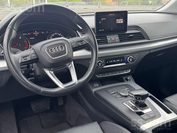 Black Audi Q5 2018 in Riga, with an engine capacity of 2.00 L and mileage of 65 thousand km for 24900 €, photo 9 on AUTOMOTO.COM.LV