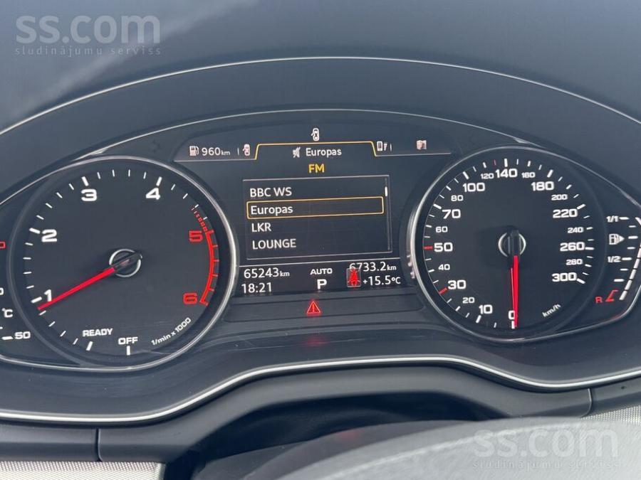 Black Audi Q5 2018 in Riga, with an engine capacity of 2.00 L and mileage of 65 thousand km for 24900 €, photo 13 on AUTOMOTO.COM.LV