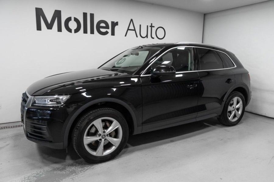Black Audi Q5 2018 in Vilnius, with an engine capacity of 2.00 L and mileage of 191 thousand km for 21450 €, photo 5 on AUTOMOTO.COM.LV