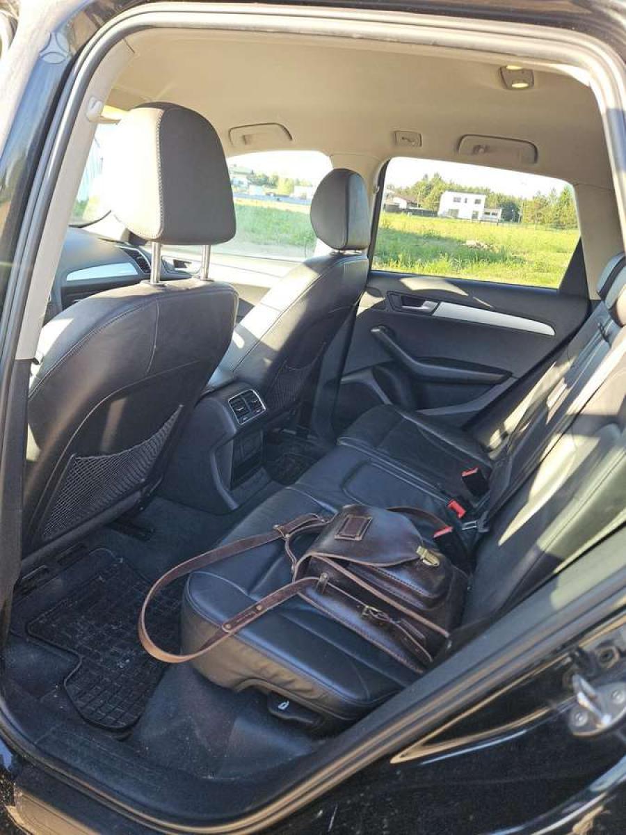 Black Audi Q5 2018 in Moletai, with an engine capacity of 2.00 L and mileage of 263 thousand km for 8500 €, photo 12 on AUTOMOTO.COM.LV