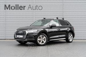 Black Audi Q5 2018 in Marupe, with an engine capacity of 2.00 L and mileage of 67 thousand km for 29750 €, photo  on AUTOMOTO.COM.LV