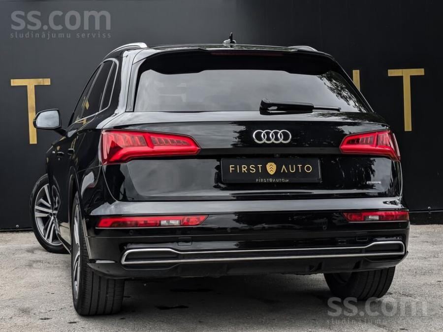 Black Audi Q5 2018 in Tukums, with an engine capacity of 3.00 L and mileage of 186 thousand km for 25990 €, photo 4 on AUTOMOTO.COM.LV