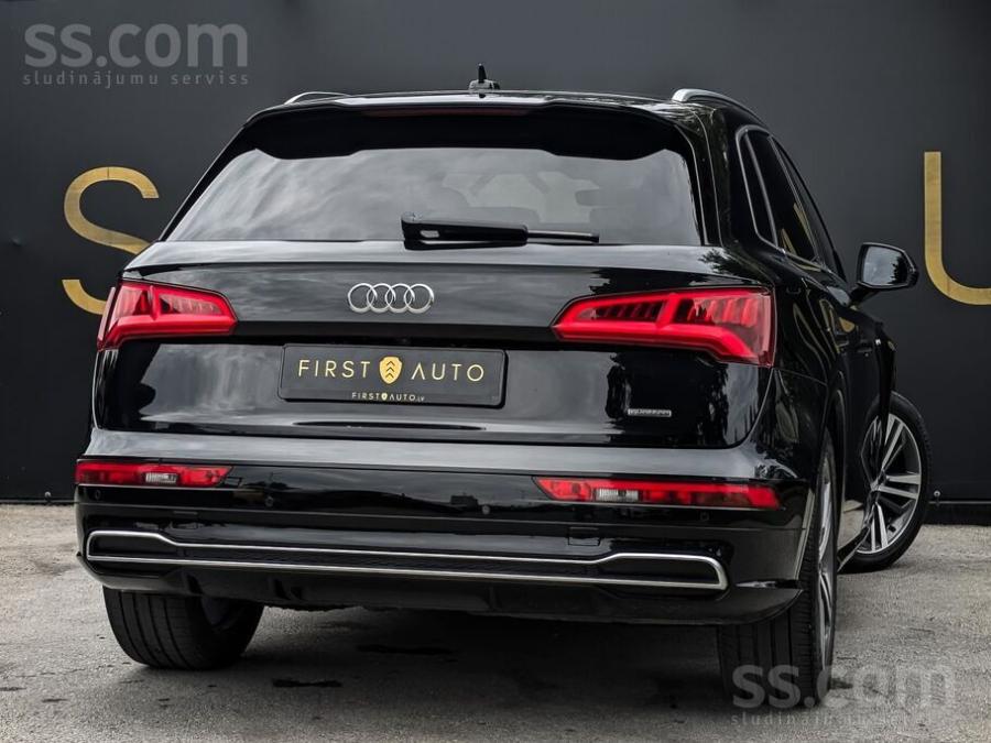 Black Audi Q5 2018 in Tukums, with an engine capacity of 3.00 L and mileage of 186 thousand km for 25990 €, photo 5 on AUTOMOTO.COM.LV