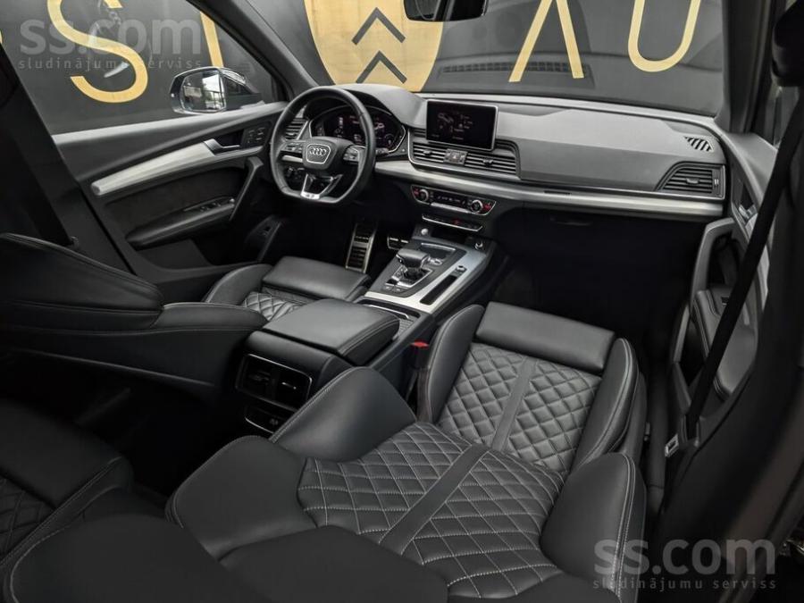 Black Audi Q5 2018 in Tukums, with an engine capacity of 3.00 L and mileage of 186 thousand km for 25990 €, photo 6 on AUTOMOTO.COM.LV