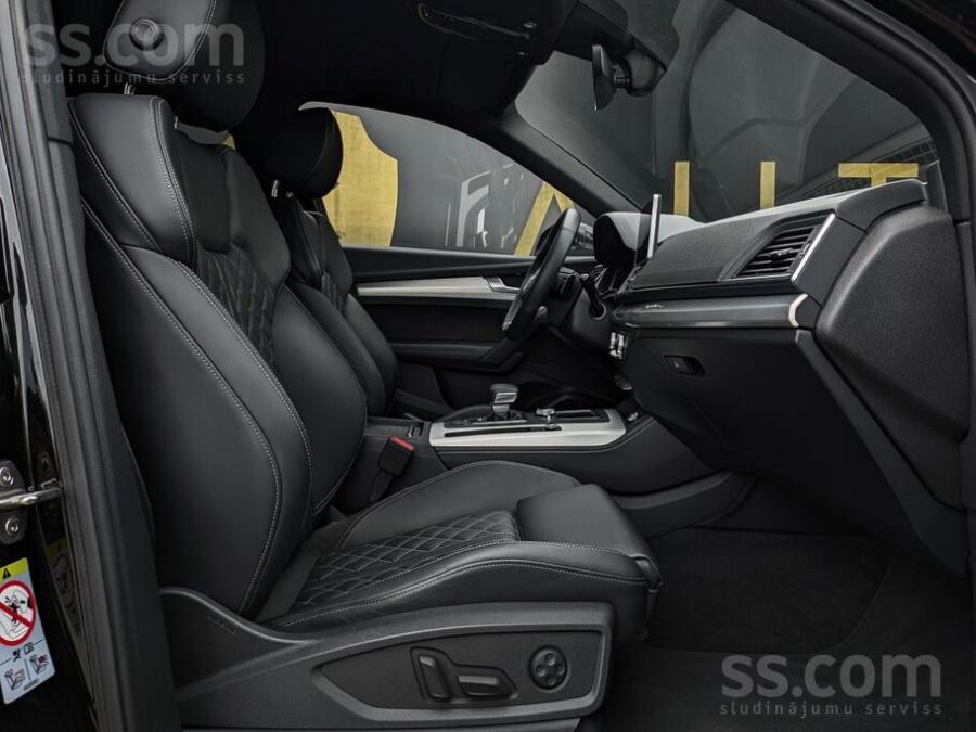 Black Audi Q5 2018 in Tukums, with an engine capacity of 3.00 L and mileage of 186 thousand km for 25990 €, photo 8 on AUTOMOTO.COM.LV