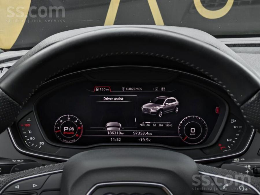 Black Audi Q5 2018 in Tukums, with an engine capacity of 3.00 L and mileage of 186 thousand km for 25990 €, photo 11 on AUTOMOTO.COM.LV