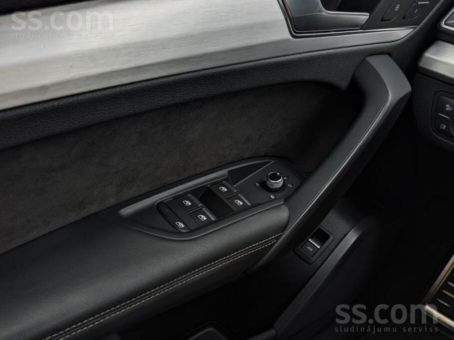 Black Audi Q5 2018 in Tukums, with an engine capacity of 3.00 L and mileage of 186 thousand km for 25990 €, photo 23 on AUTOMOTO.COM.LV