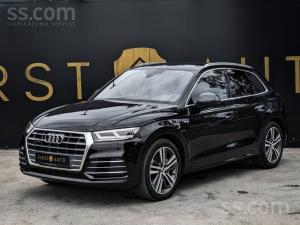 Black Audi Q5 2018 in Tukums, with an engine capacity of 3.00 L and mileage of 186 thousand km for 25990 €, photo 30 on AUTOMOTO.COM.LV